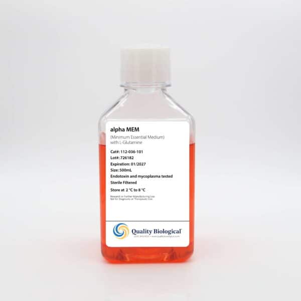 Alpha MEM with phenol red | Quality Biological