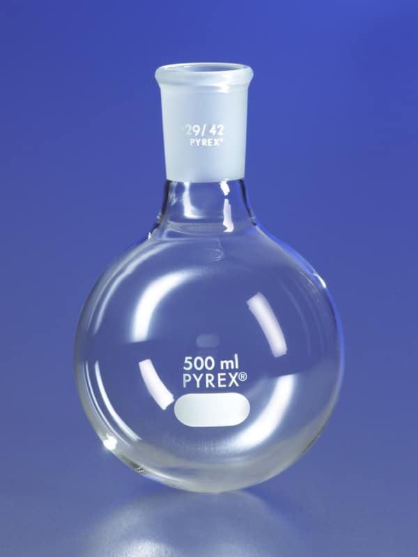 Buy PYREX® 250 mL Short Neck Boiling Flask, Round Bottom, 14/20 ...
