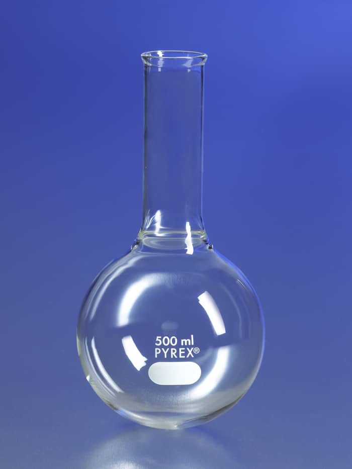 PYREX® 1L Long Neck Boiling Flask – Quality Biological