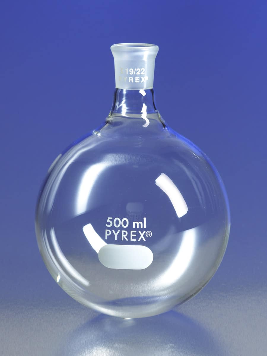 Buy PYREX® 500 mL Short Neck Boiling Flask, Round Bottom, 24/40 ...