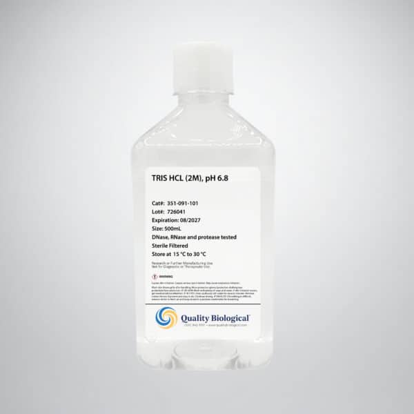 Buy Tris HCl (2M), pH 6.8 – Quality Biological
